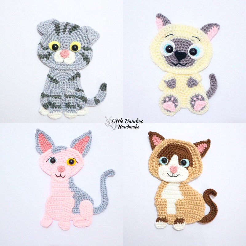 Cat Applique - Etsy UK