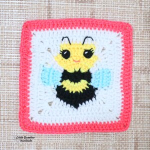 Pattern-bee Granny Square-crochet Pattern, Pdf - Etsy