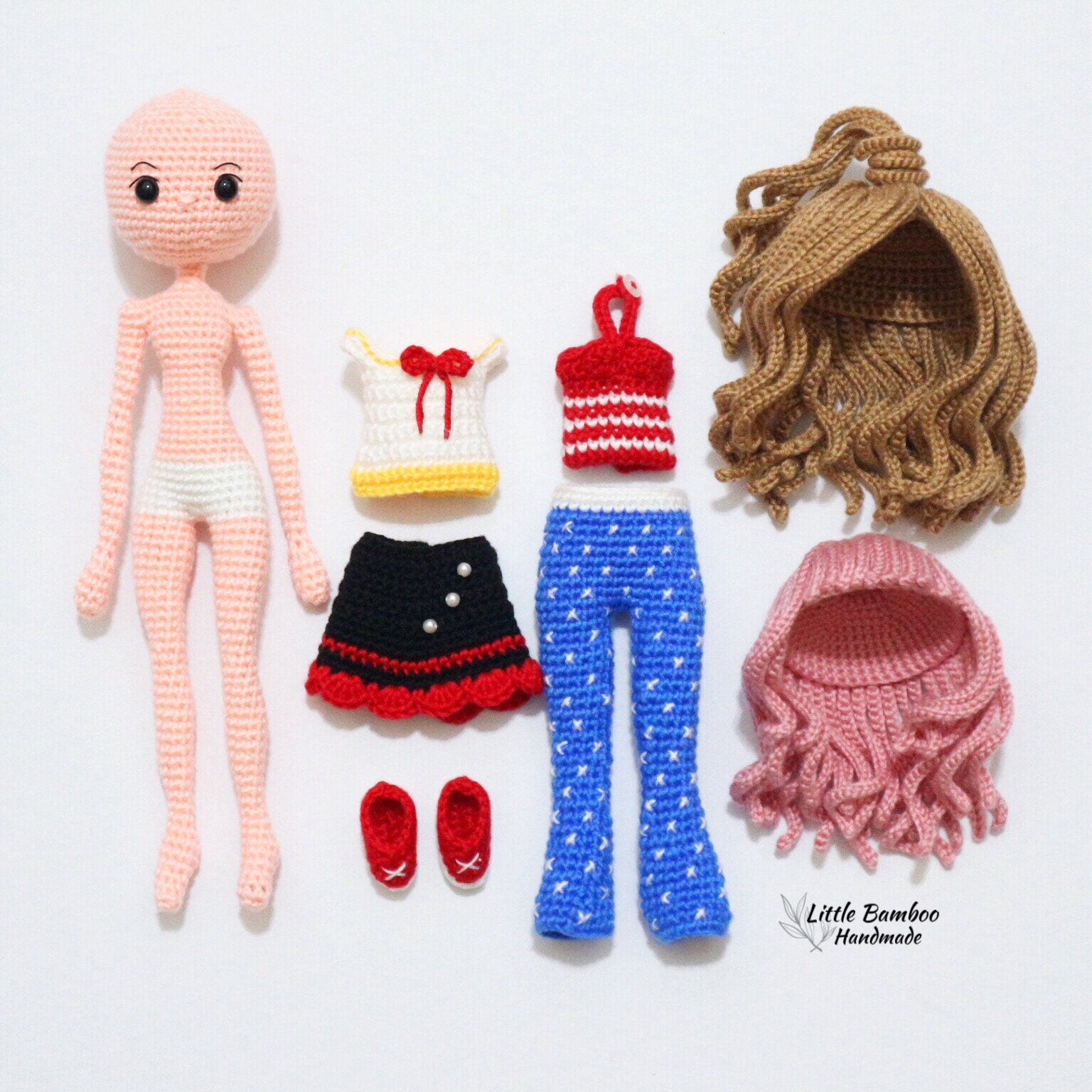 Pattern-mindy the Dress up Doll-crochet Pattern, Pdf - Etsy