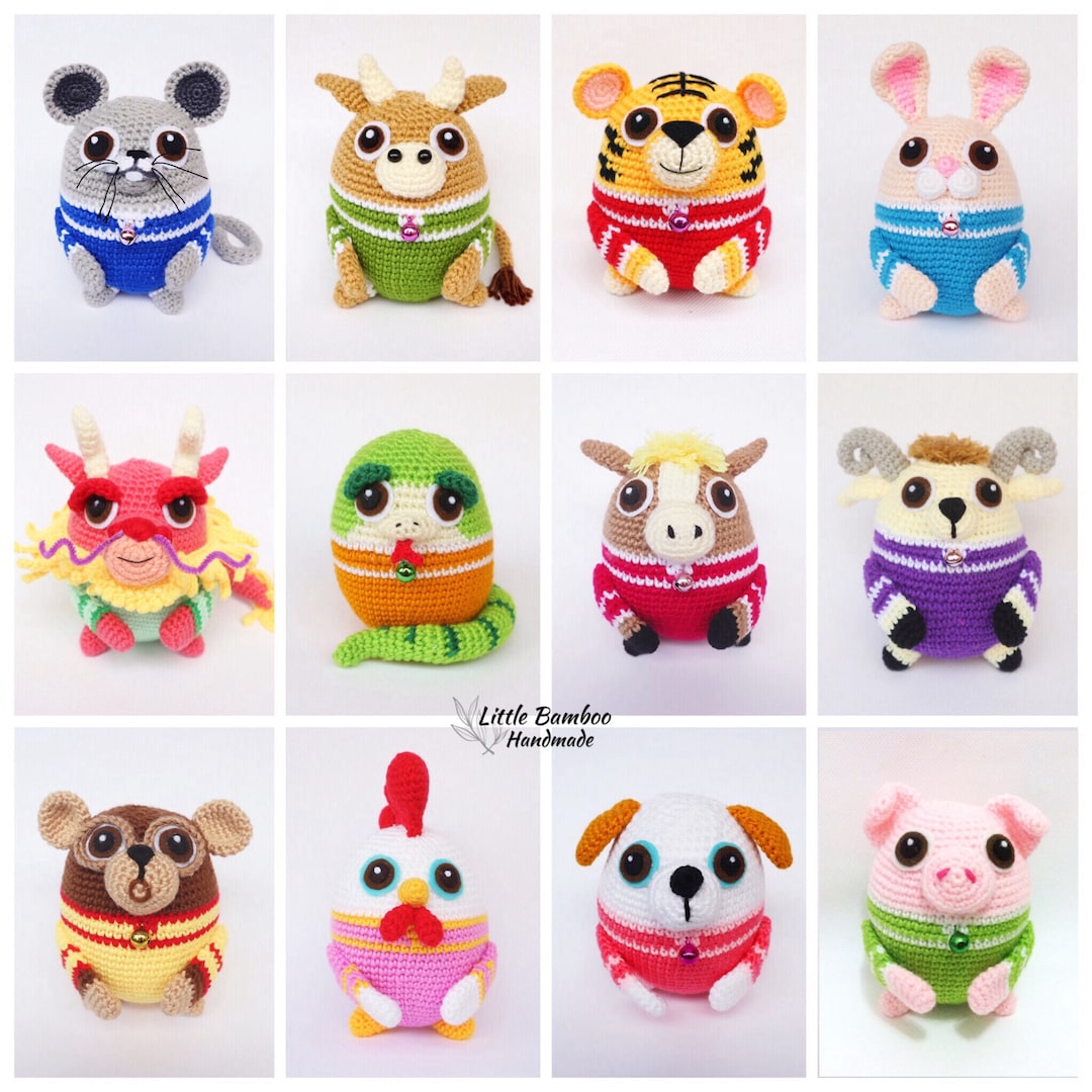 Chinese 12 Zodiac Set - Etsy