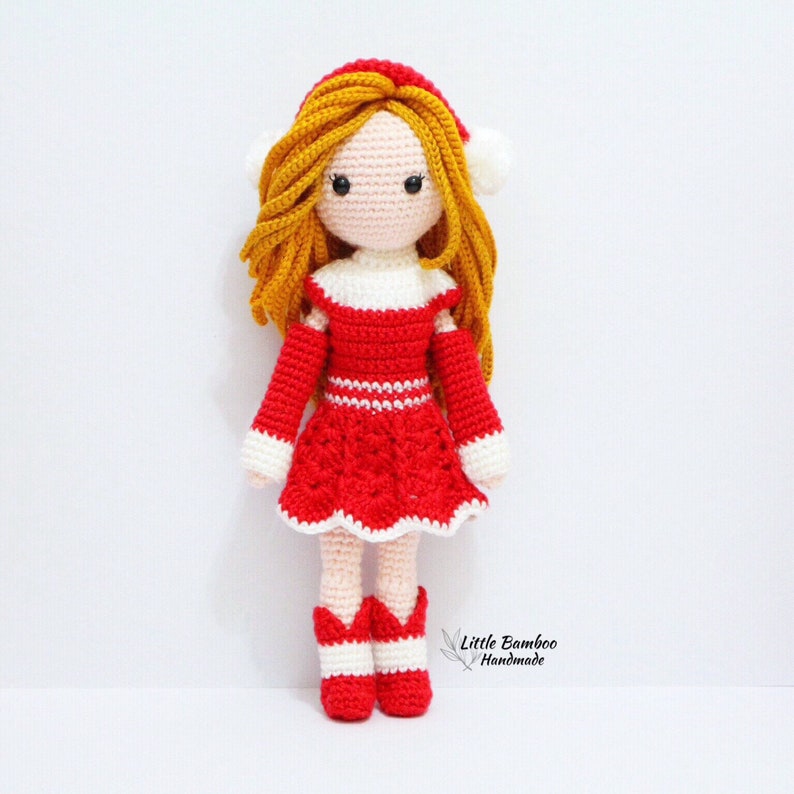 Pattern-chloe the Red Dress Girl-crochet Pattern Pdf - Etsy