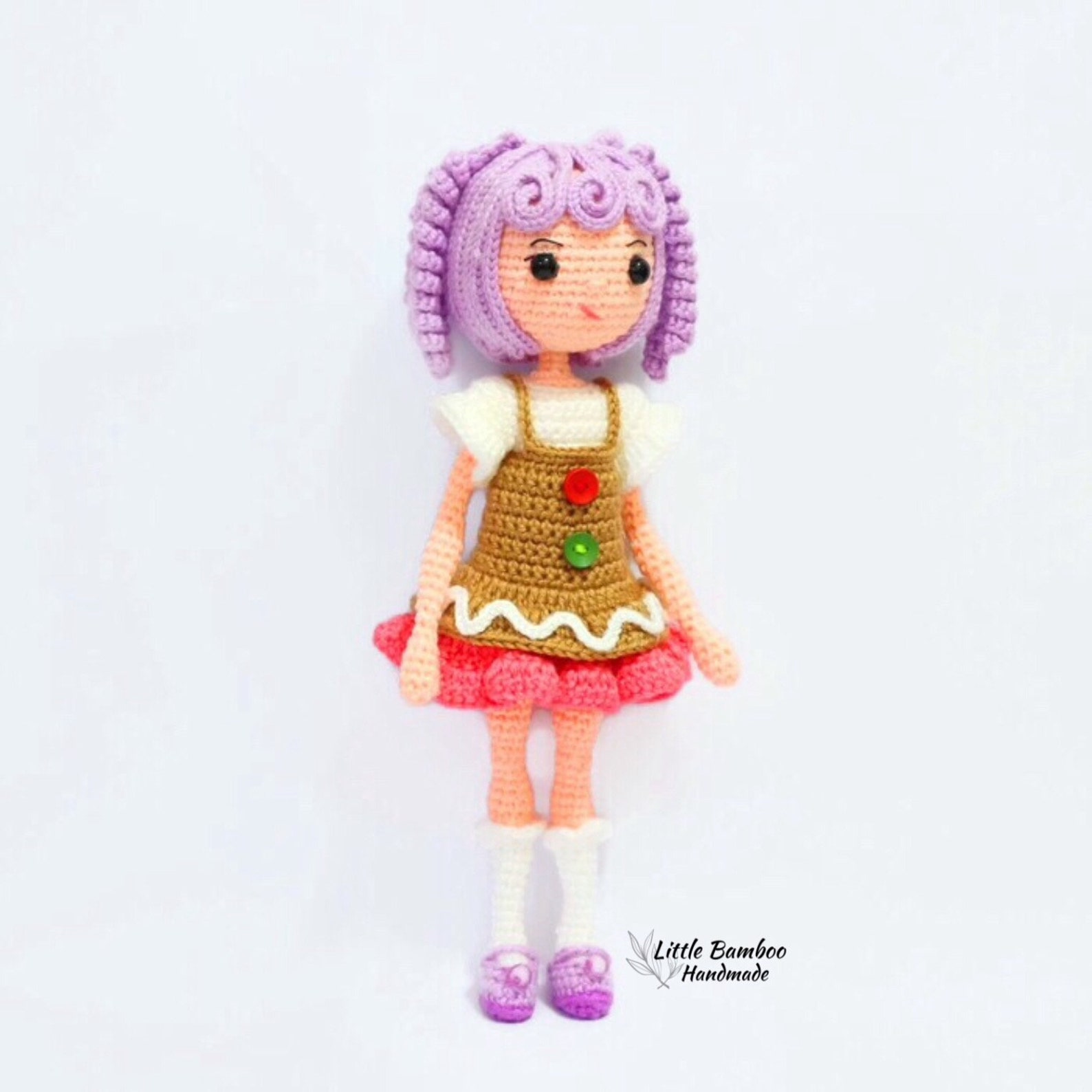 Pattern-gingerbread Girl-crochet Pattern Pdf - Etsy