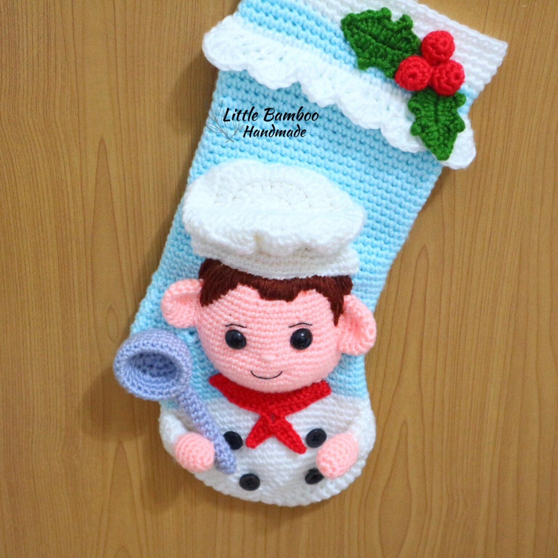 PATTERN - Chef Christmas Stocking - Crochet Pattern, Pdf - Etsy