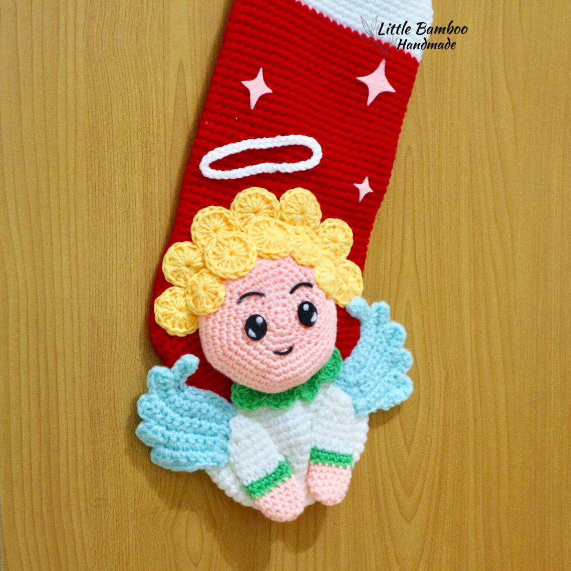 PATTERN - Angel Christmas Stocking - Crochet Pattern, Pdf - Etsy Australia