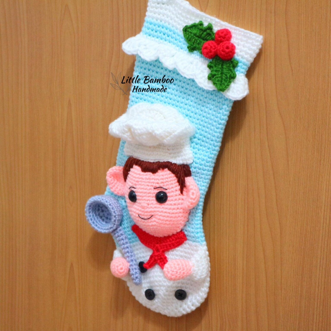 PATTERN - Chef Christmas Stocking - Crochet Pattern, Pdf - Etsy