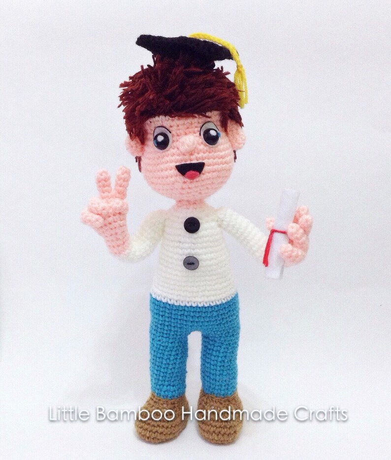 PATTERN the Graduation Doll Crochet Pattern Pdf | Etsy