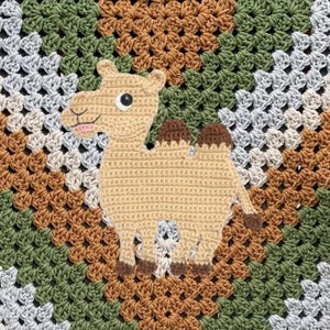 Pattern-camel Applique-crochet Pattern, Pdf - Etsy