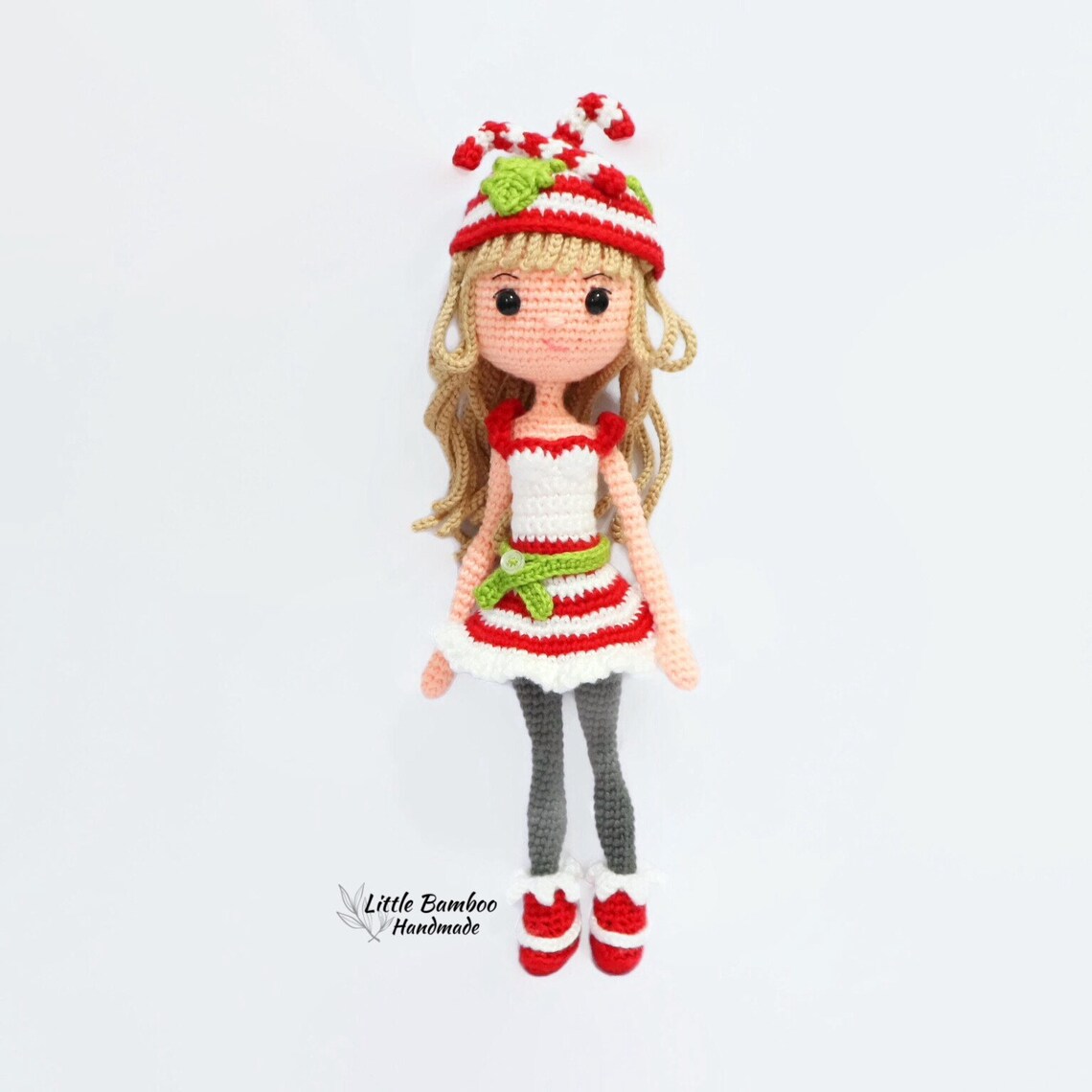 Pattern-candy Cane Girl-crochet Pattern Pdf - Etsy