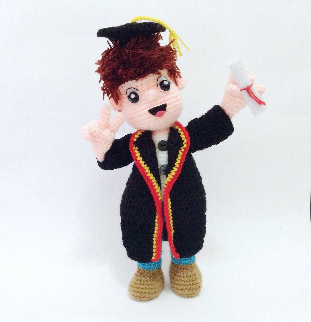 PATTERN - the Graduation Doll - Crochet Pattern, Pdf - Etsy