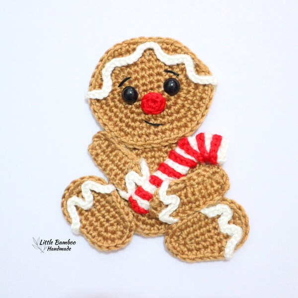 Gingerbread Applique - Etsy