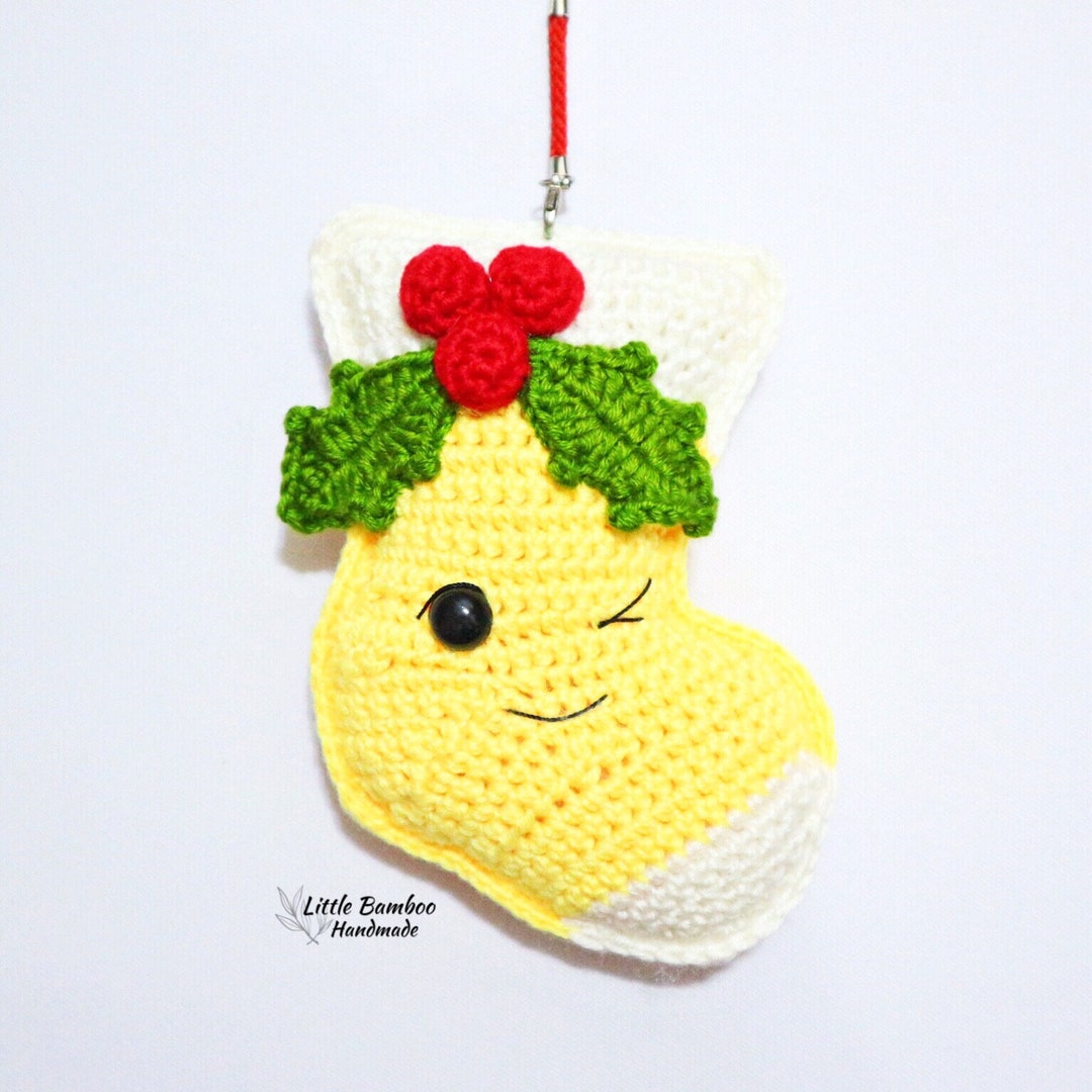 PATTERN Christmas Stocking Ornament-crochet Pattern, Pdf - Etsy