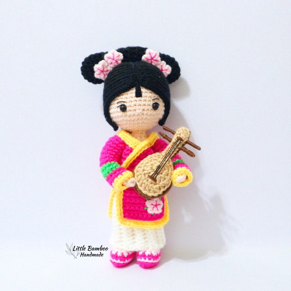 Pattern-ruyi the Chinese Girl-crochet Pattern Pdf - Etsy