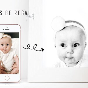 Custom Baby/toddler Print Package, Includes 5x7 Print & Digital File ...