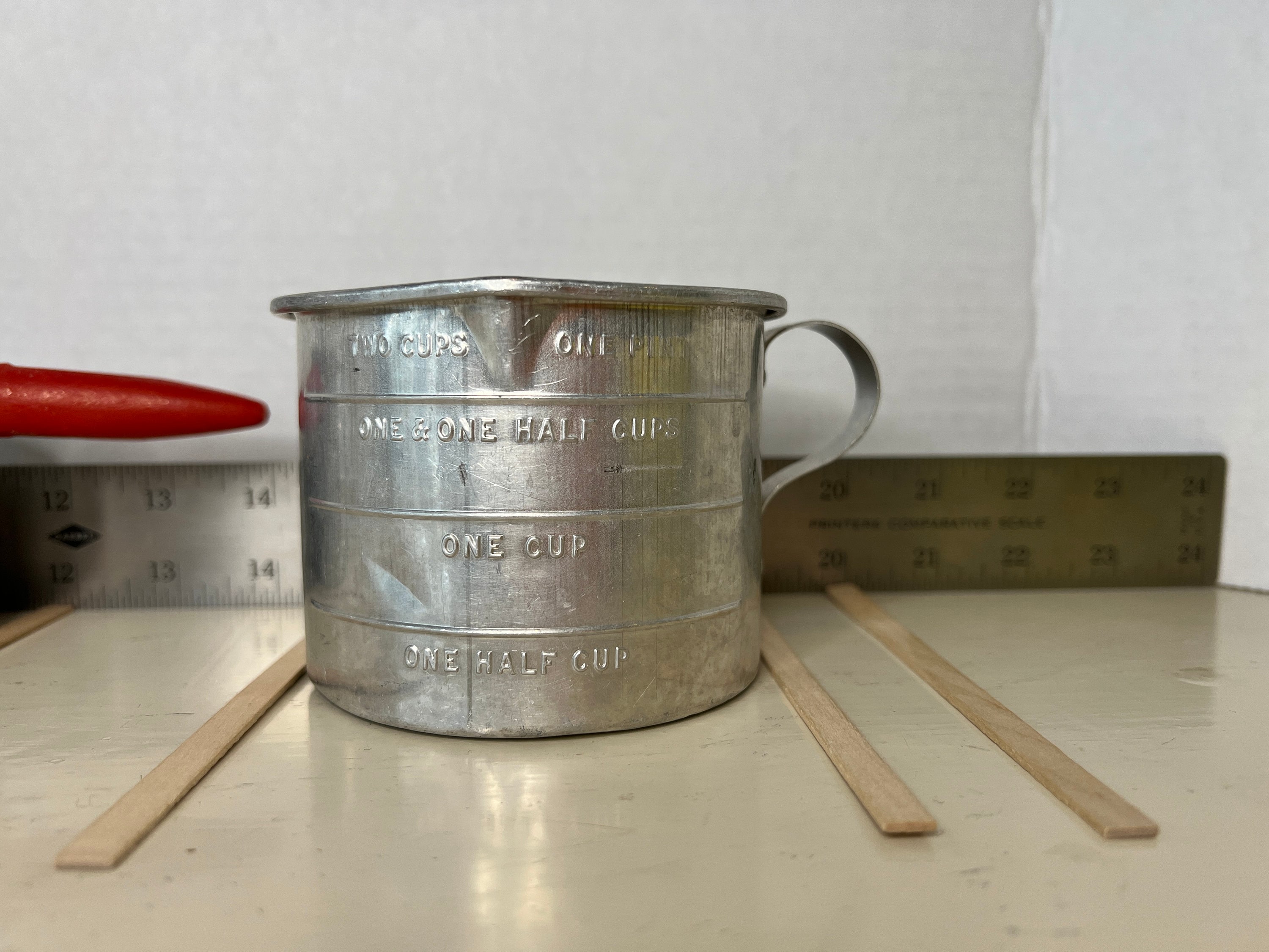 Vintage Aluminum Measuring Cups - Etsy