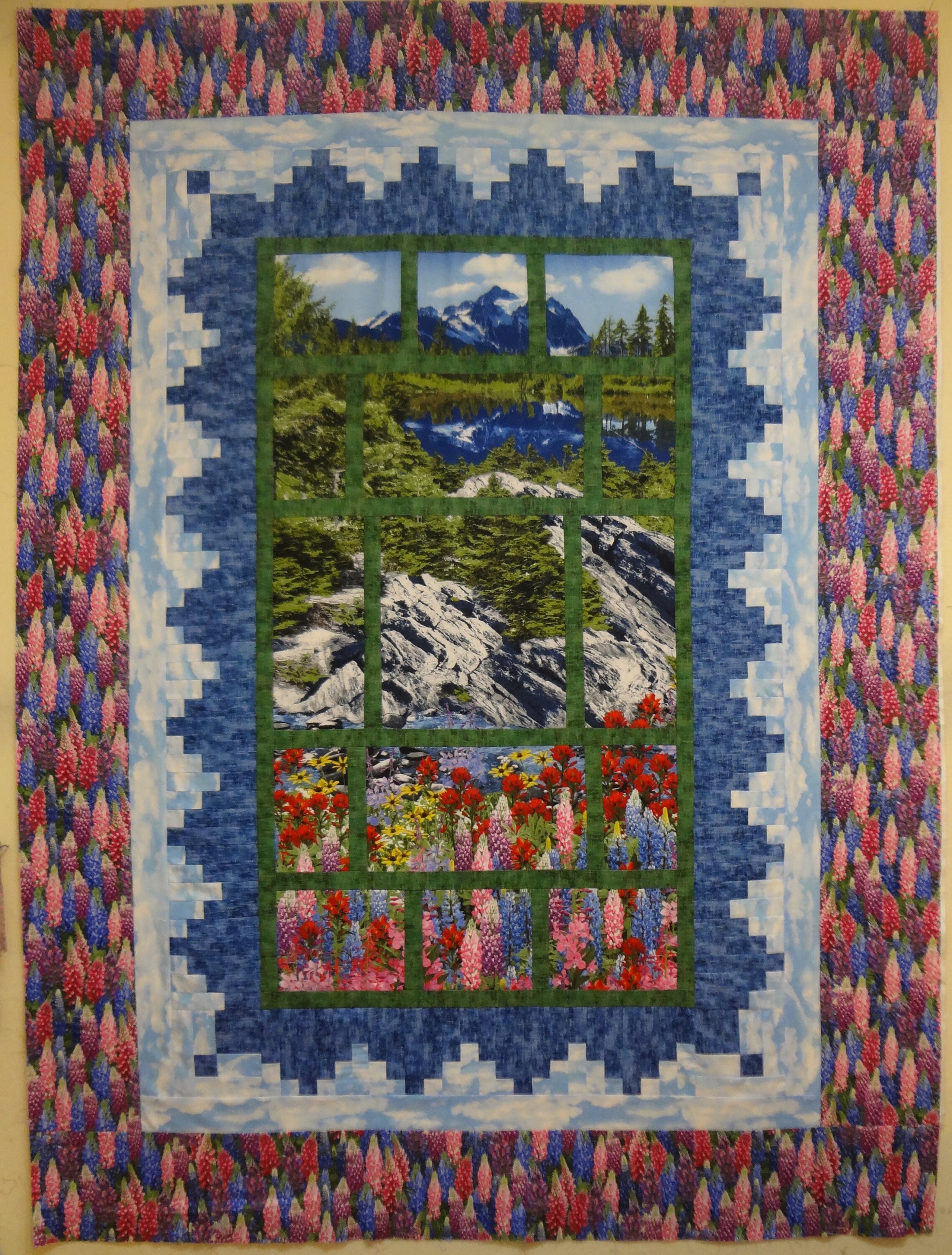 PVQ-018 Mountain View Quilt digital PATTERN ONLY - Etsy