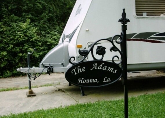 Camp R/V Sign on 58 Pole - Etsy