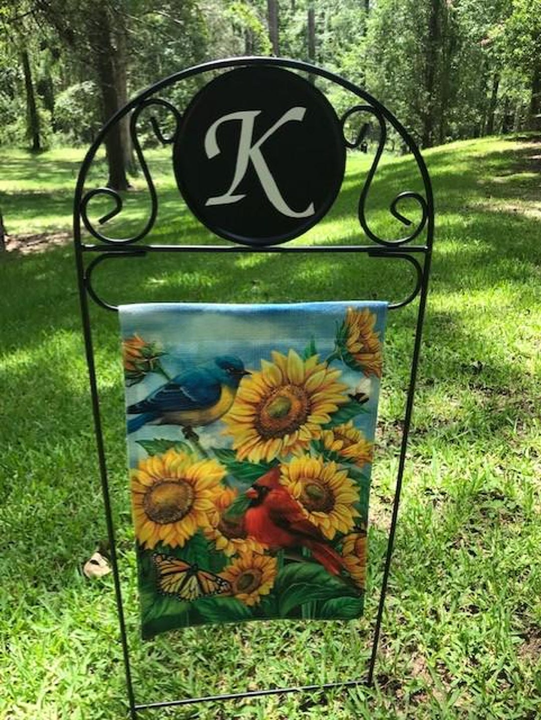 Flag Arbor With Personalization for Garden Flag - Etsy