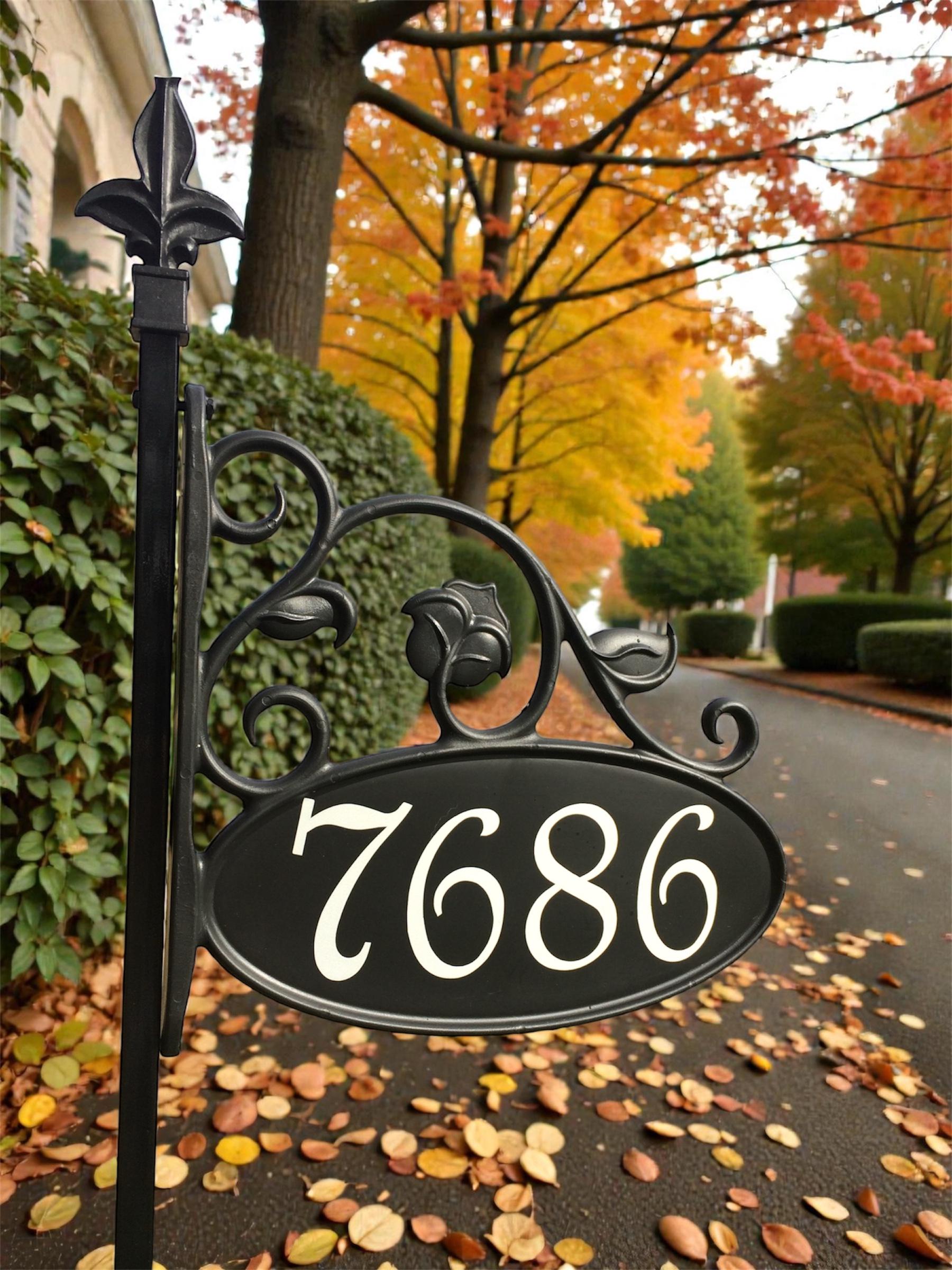Park Ave Yard Sign - 58" Post - Etsy