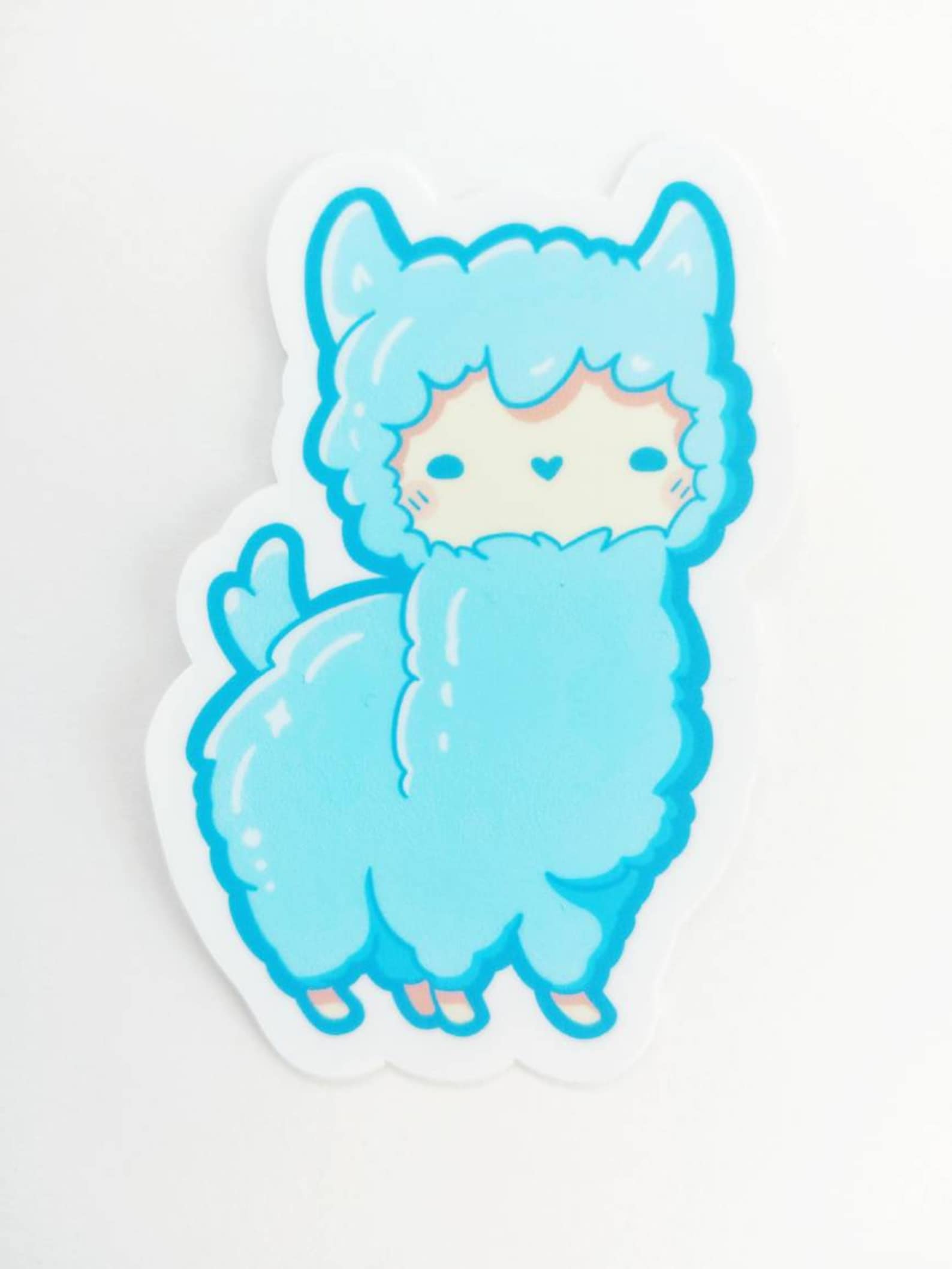 Alpaca Vinyl Stickers Cute Weatherproof Die-cut Sticker - Etsy