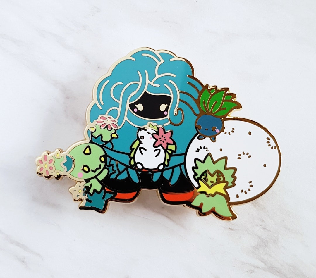 Grass Pocket Family Hard Enamel Pin - Etsy