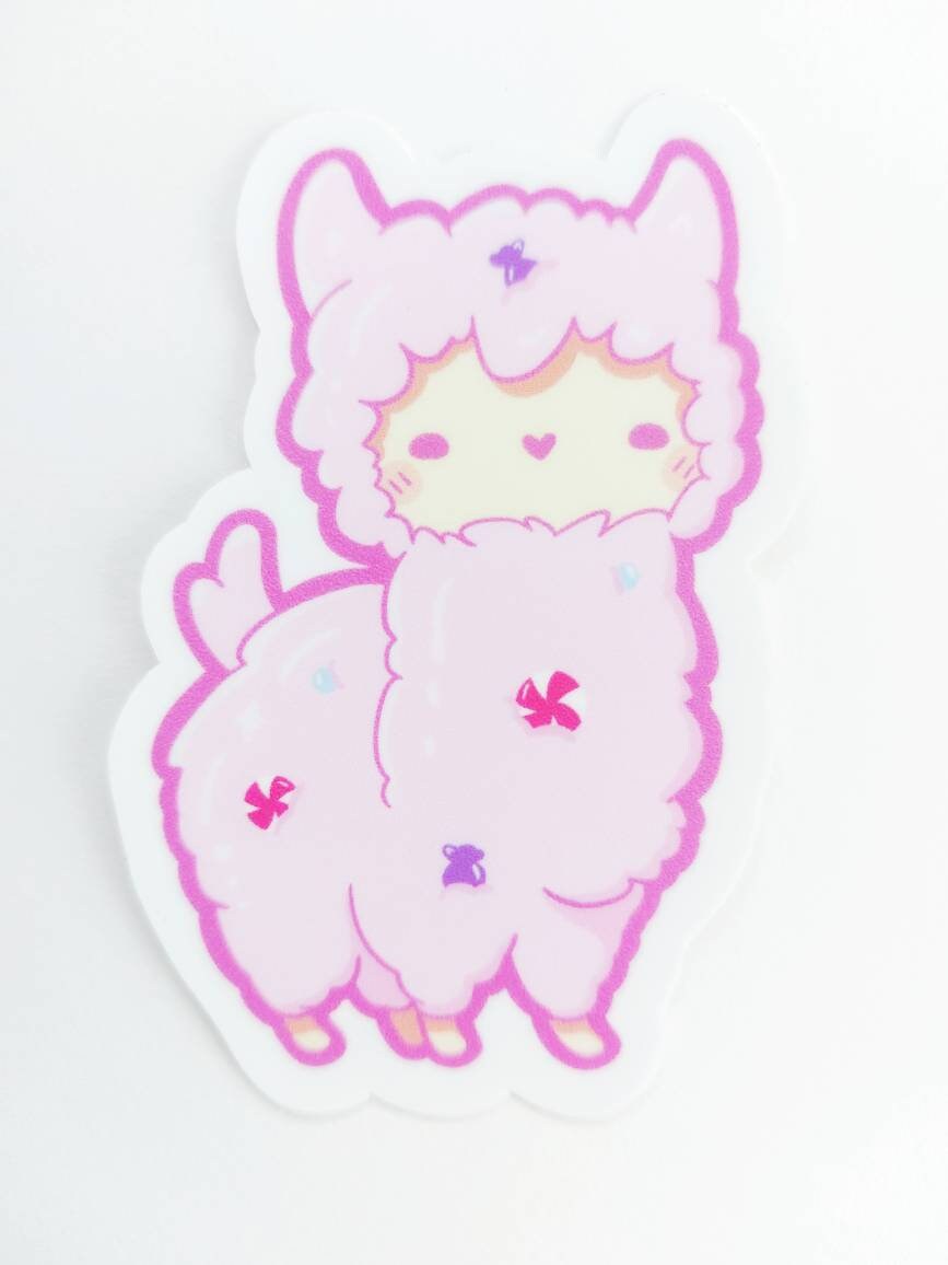 Alpaca Vinyl Stickers - Cute Weatherproof Die-cut Sticker - Etsy