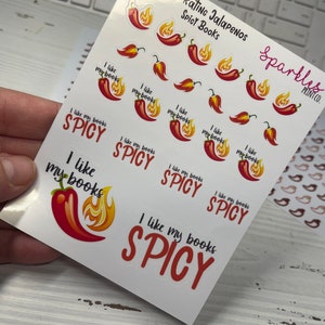 Spicy Rating Jalapenos Planner & Journal Accessories - Etsy