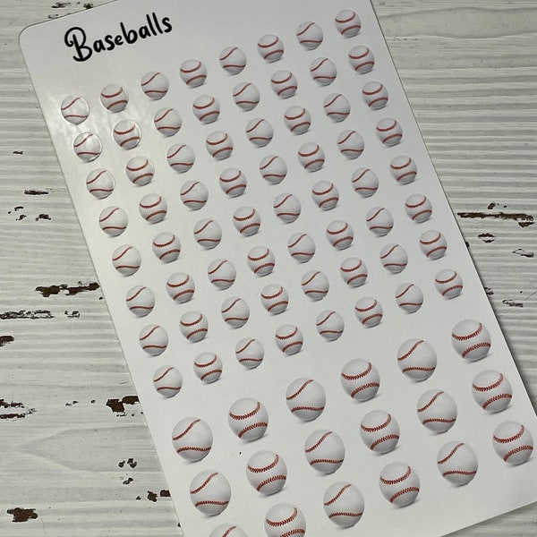 Baseball Stickers - Etsy