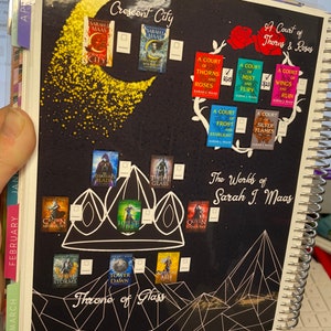 Worlds of SJM Book Checklist Vinyl Stickers - Etsy