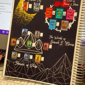 Worlds of SJM Book Checklist Vinyl Stickers - Etsy