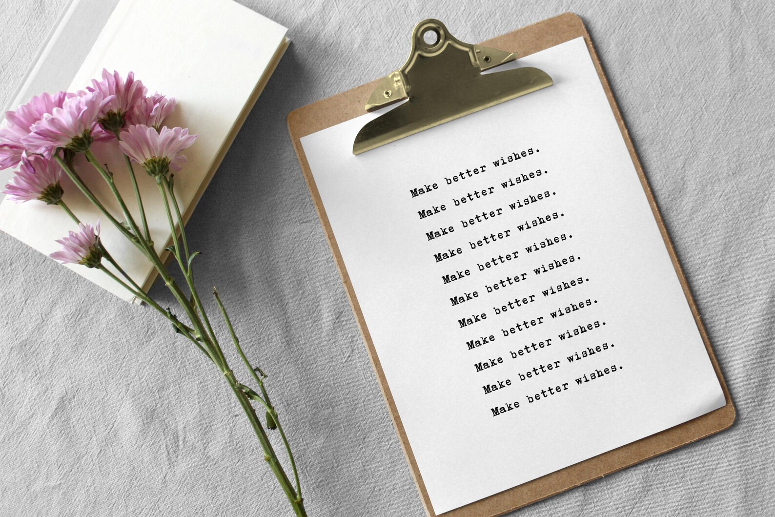 Printable Download Wall Art - Make Better Wishes - Etsy