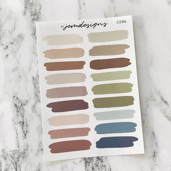 Paint Swatches - Etsy