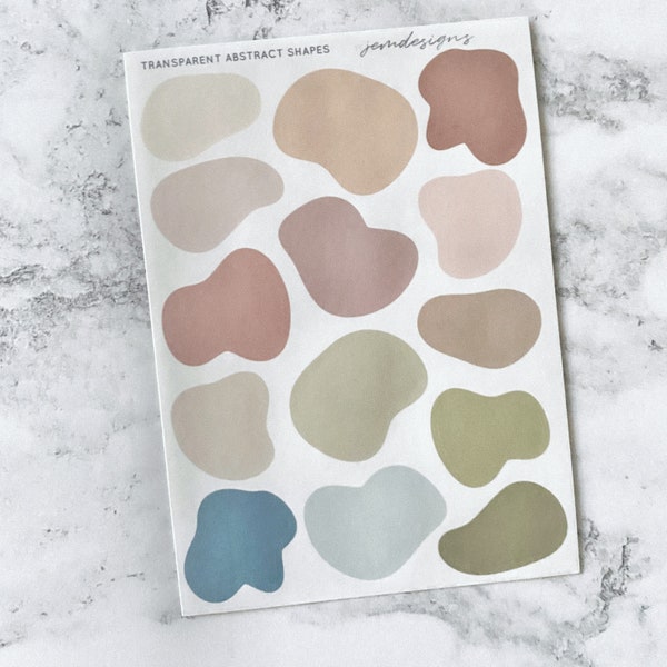 Abstract Stickers - Etsy