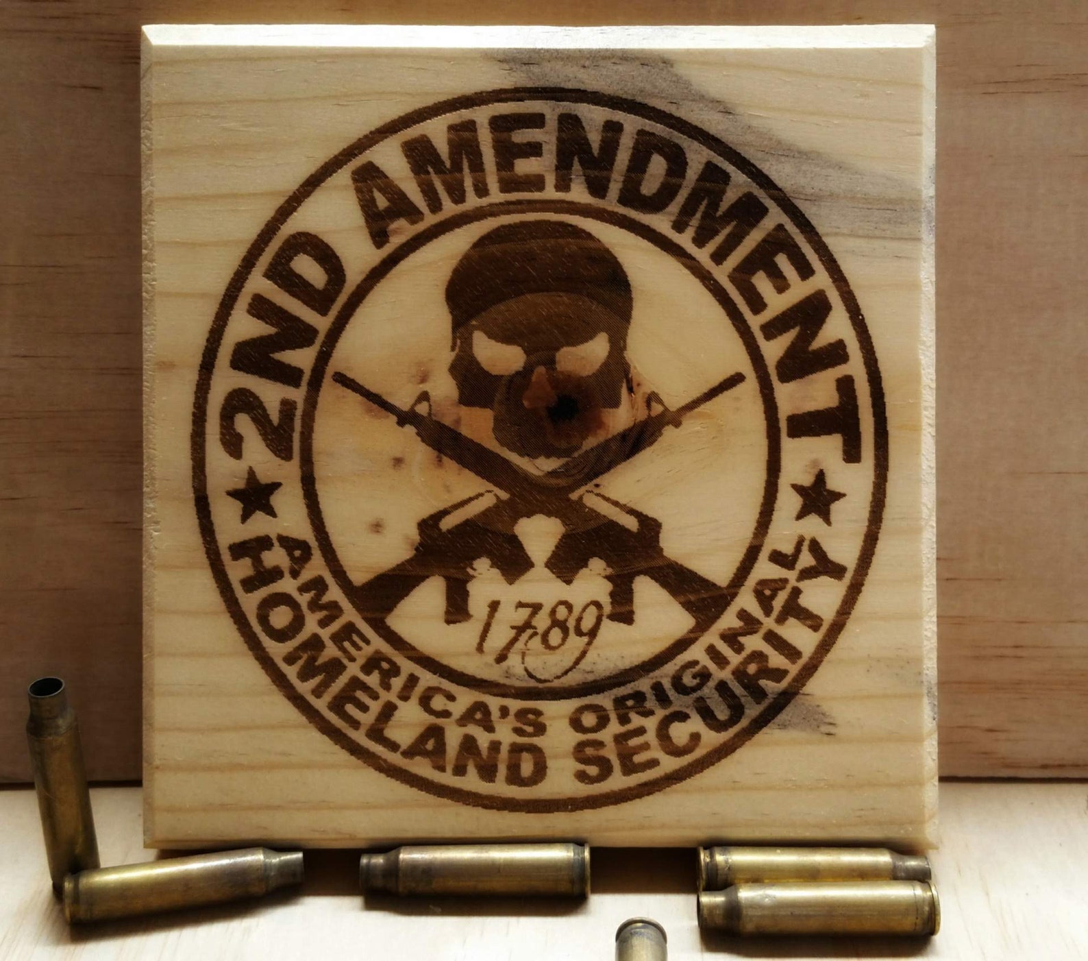 2nd Amendment Wood Sign Laser Engraved Wood Burned - Etsy