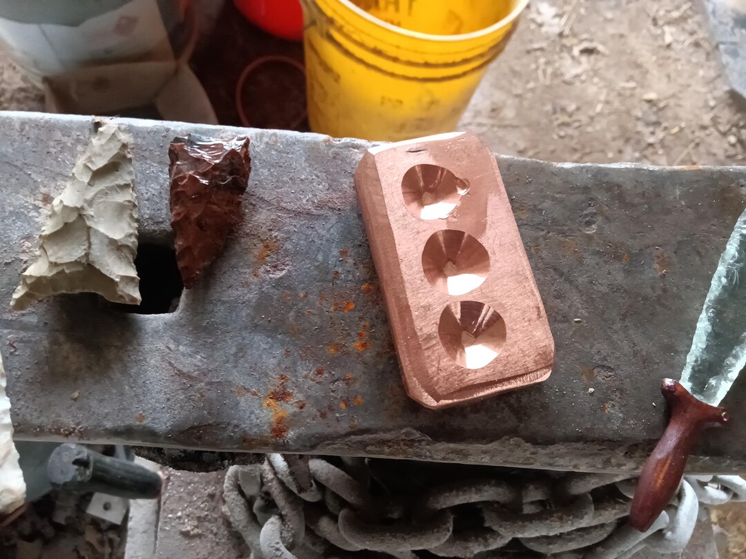 Handheld Copper Bopper for Precision Flaking / Flint Knapping / in ...
