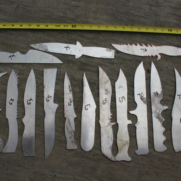 Knife Making Template - Etsy