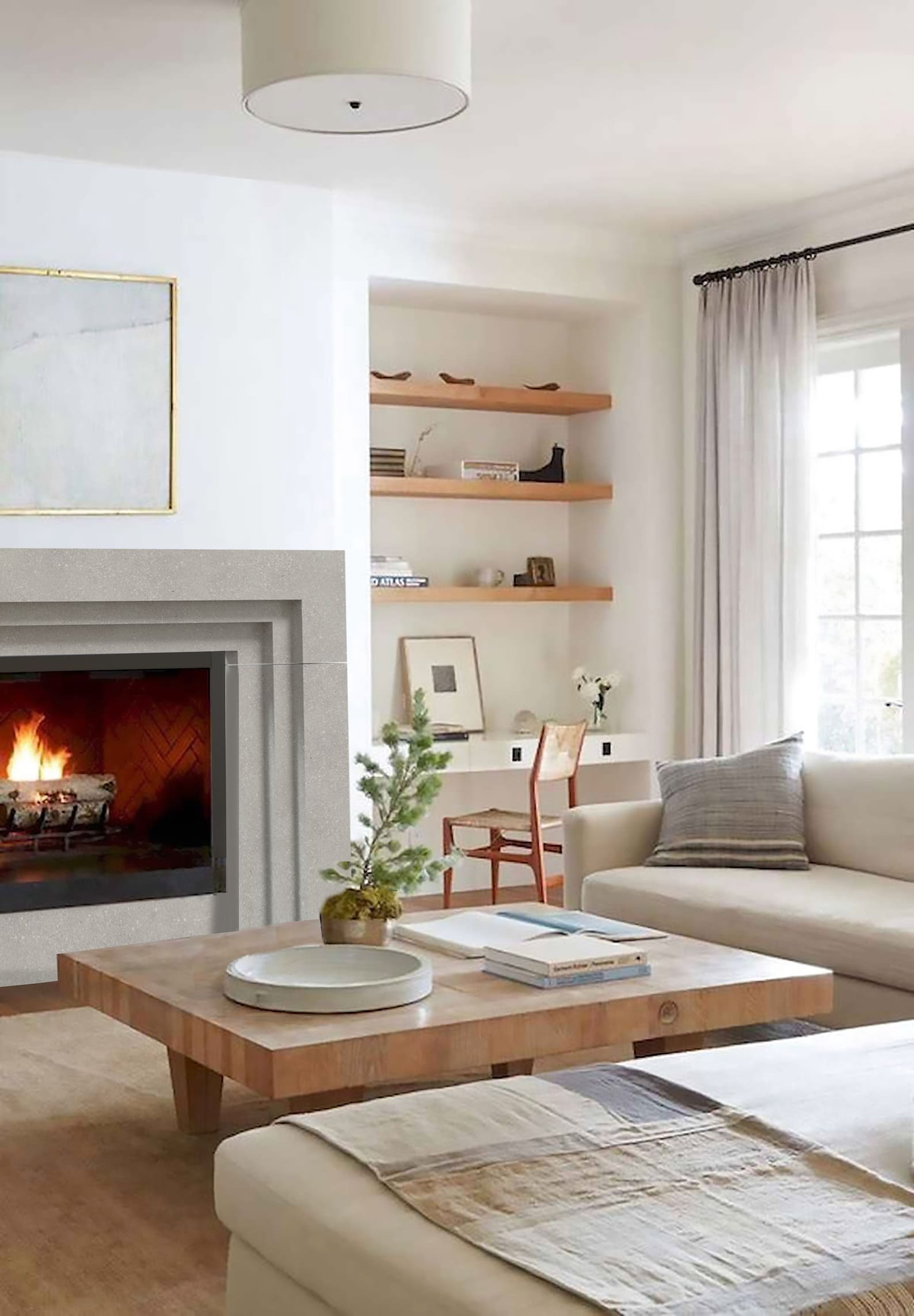 Ruiz Stone Fireplace Mantel - Etsy