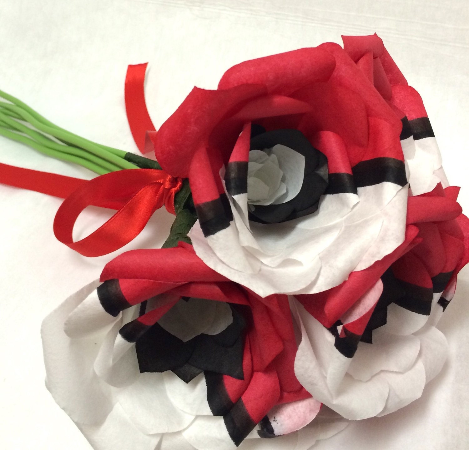 Pokemon Flower, Valentine Gift, Pokeball Rose, Pokemon Anniversary ...