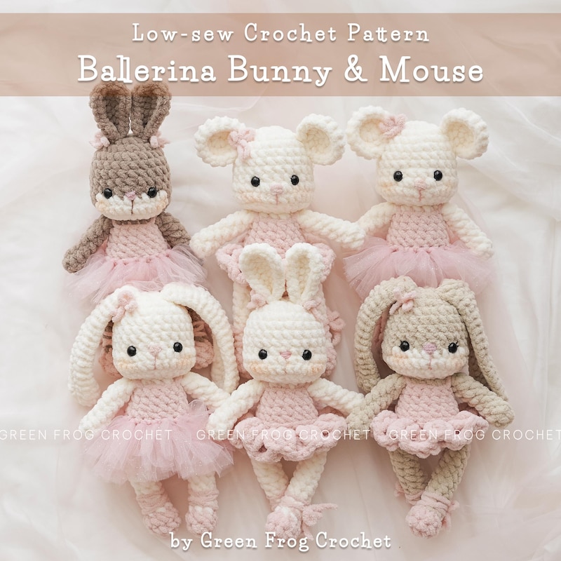 Crochet Ballet Mice - Etsy