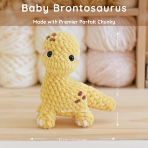 Bundle 3 in 1 No Sew Dinosaur Amigurumi Brontosaurus, T-rex & Low Sew ...