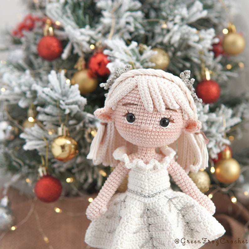 Snowflake Elf Amigurumi Doll Pattern - Etsy