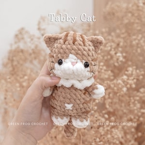 Bundle 4 in 1: Chubby Cat in Standing Pose Low Sew Crochet Pattern ...
