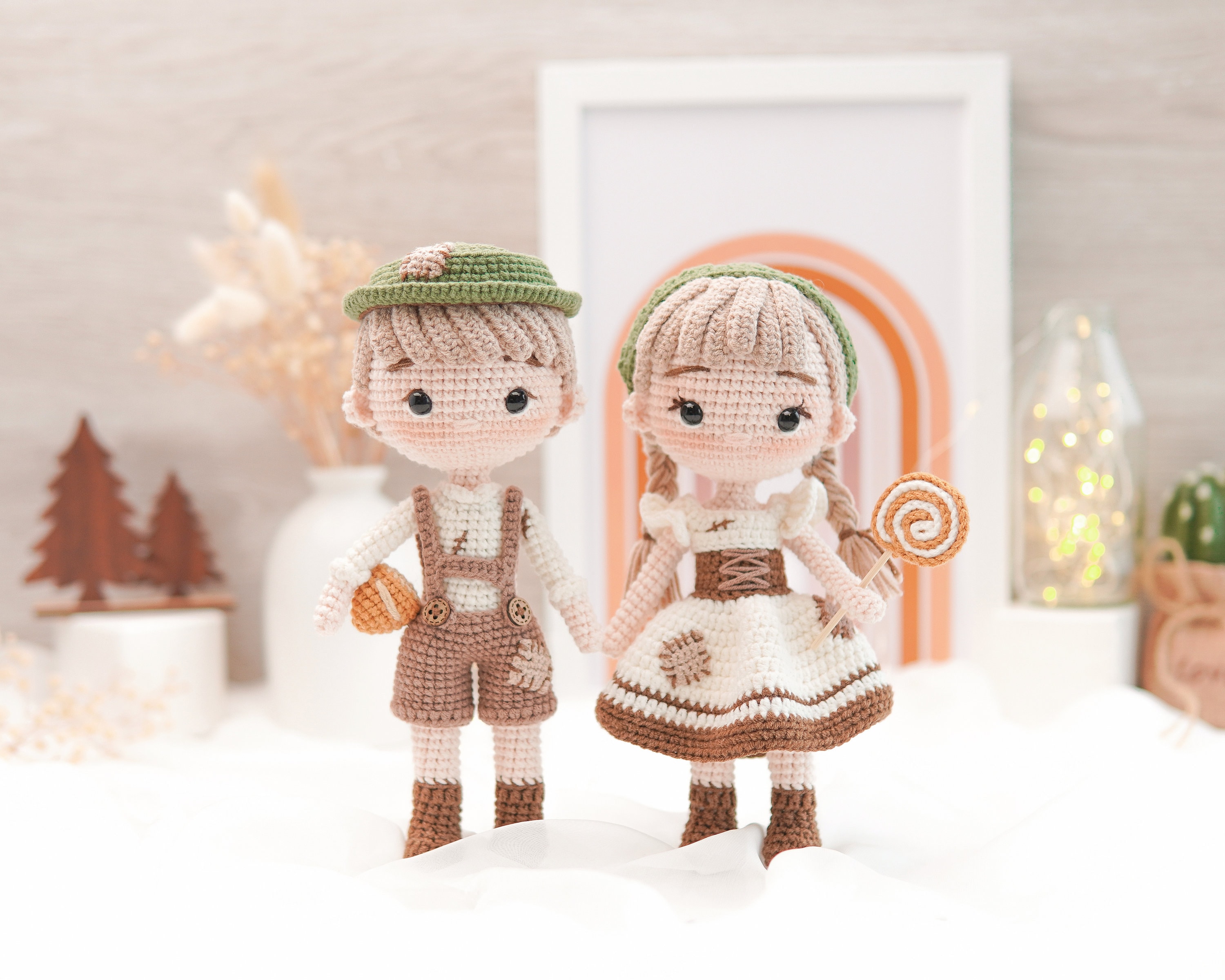 Amigurumi Pattern Crochet Bundle Hansel, Gretel, Goldilocks and Three ...