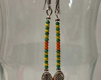 Seed Bead Dangle Earrings - Etsy