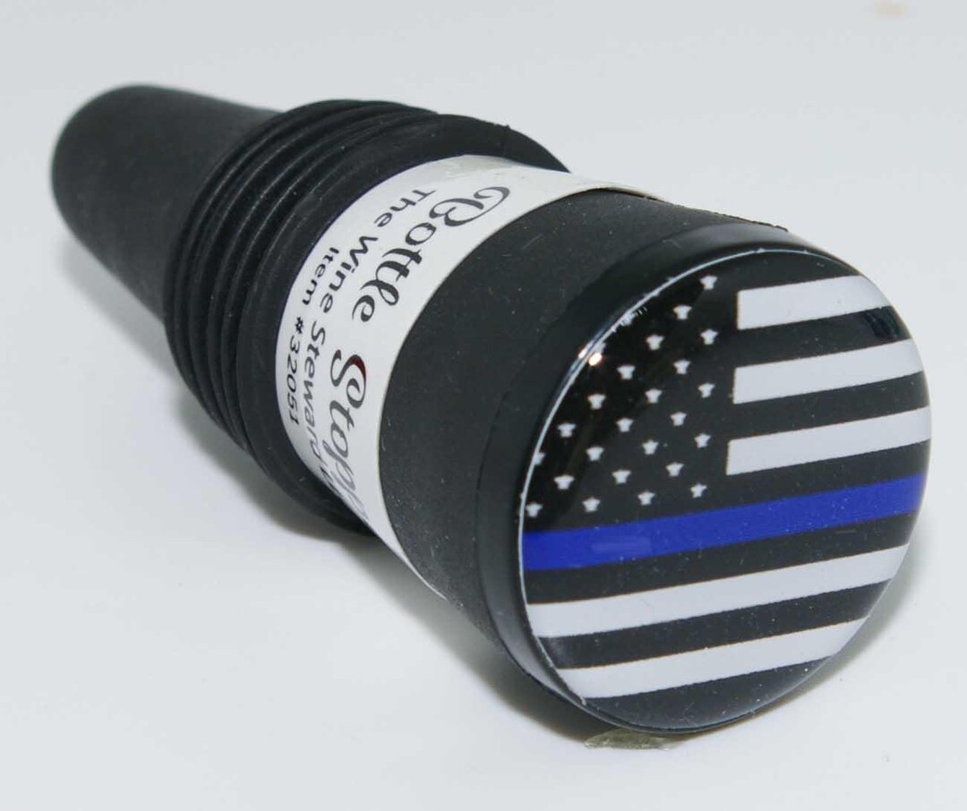 Bottle Stopper - Police Flag - Etsy