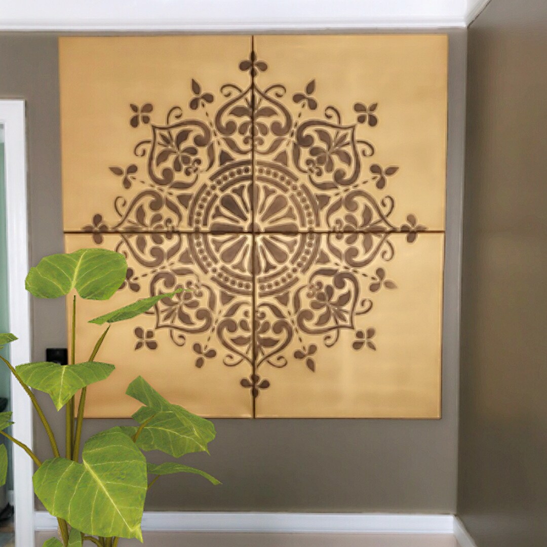 Mandala Wall Canvas Set- You Pick Any 2 Colors - Etsy