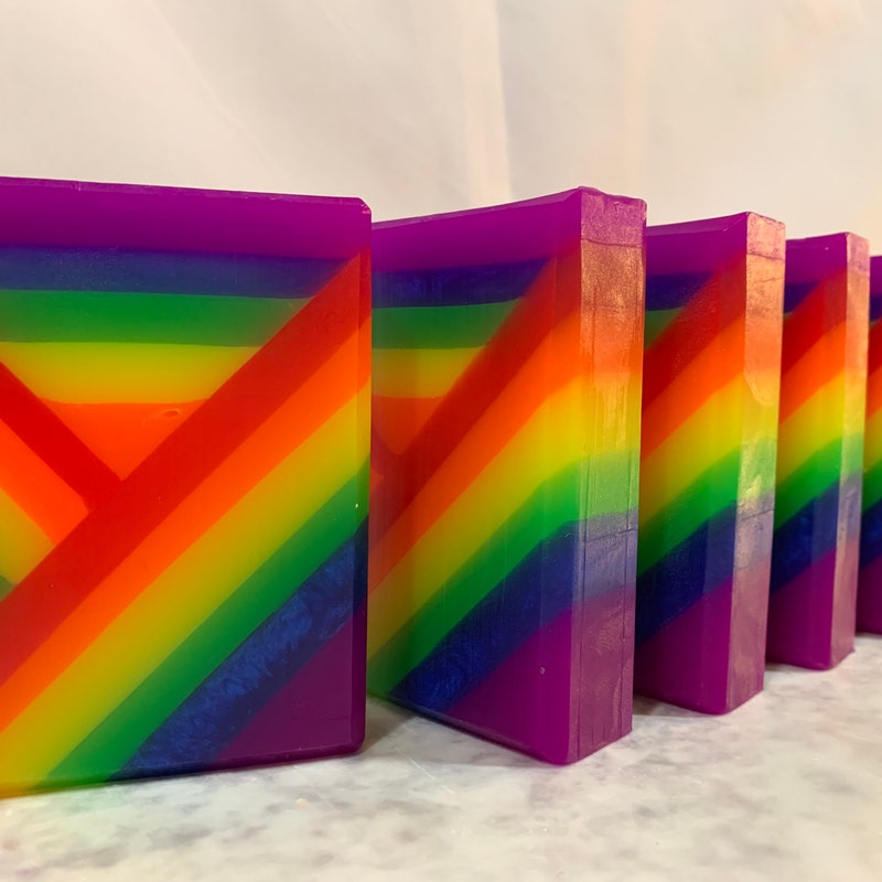 Rainbow Soap - Etsy