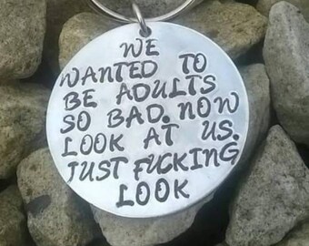 Funny Rude Keychain - Etsy