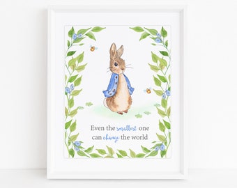 Peter Rabbit Quote | Etsy