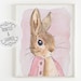 Flopsy Bunny Print | Peter Rabbit Art | Nursery Decor | Nursery Wall ...