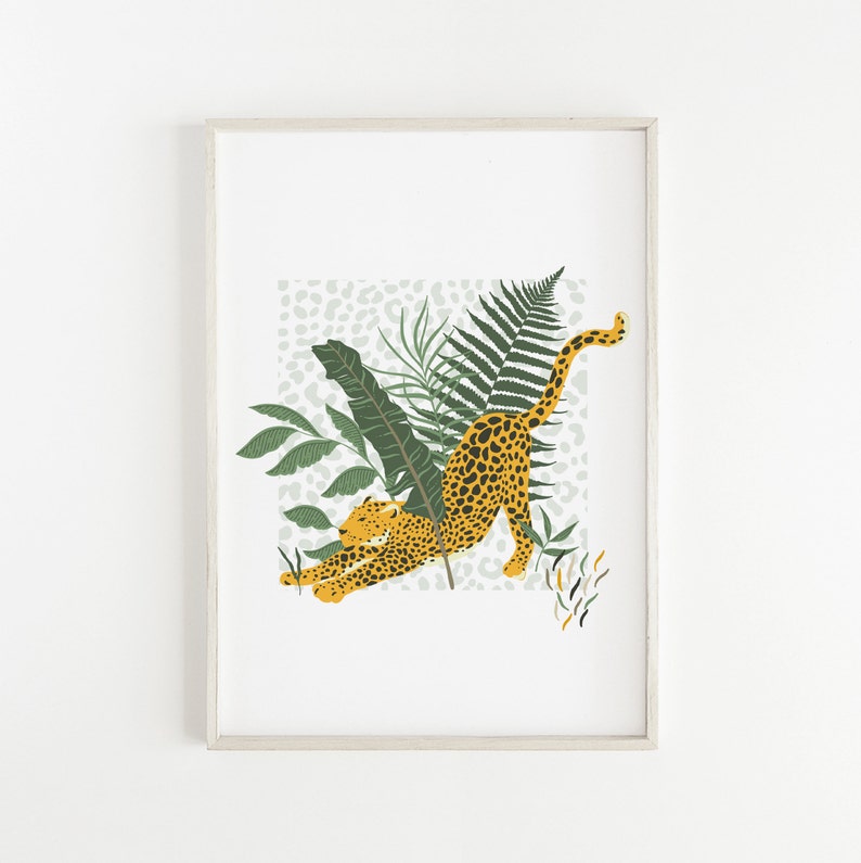 Leopard Print | Leopard Poster | Home Decor | Abstract Wall Art ...
